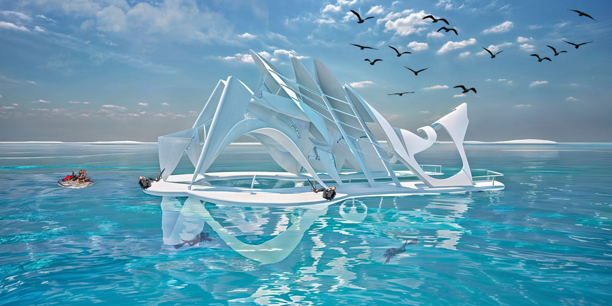 Hydro Shell Nexus | Architecture Drawing